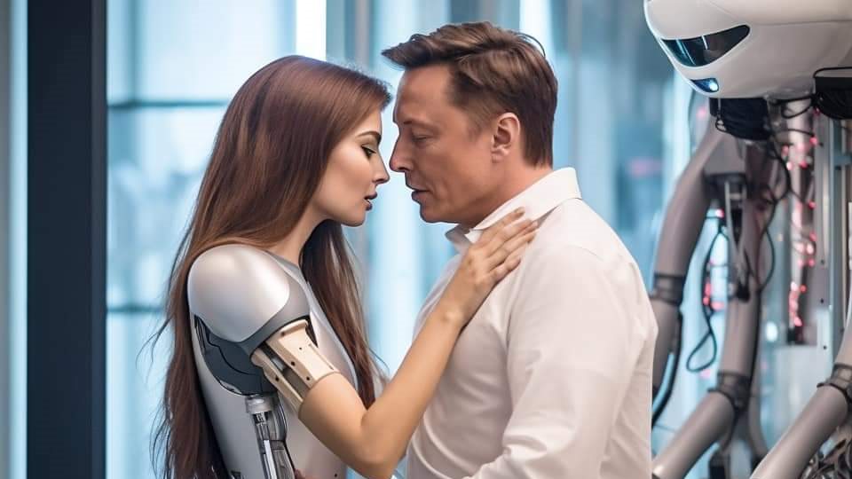 صور متداولة لزواج إيلون ماسك من الروبوت كتانيلا ما حقيقة الأمر؟